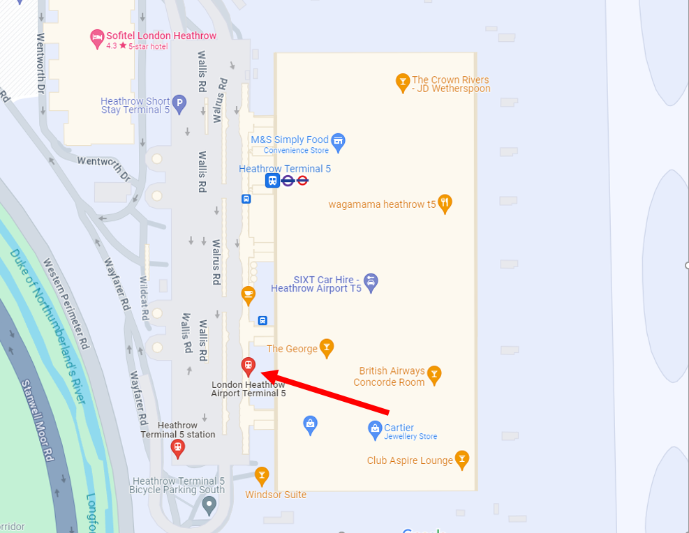 Where are your coach stops at Heathrow Airport?