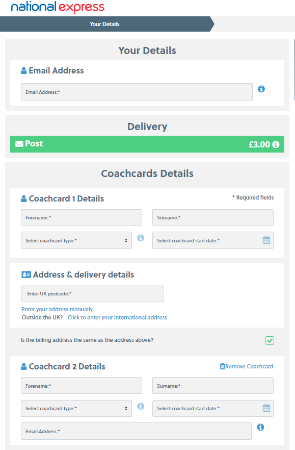 How can I buy a Coachcard?