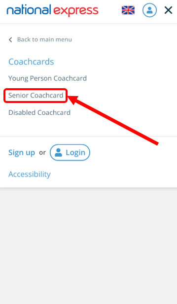 How do I purchase a Senior Coachcard online?